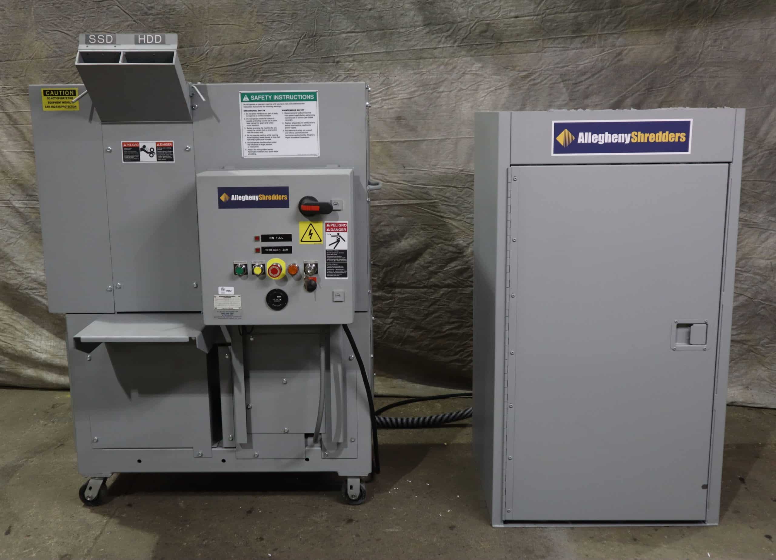 Hard Drive / E-Scrap Shredders - Allegheny Shredders