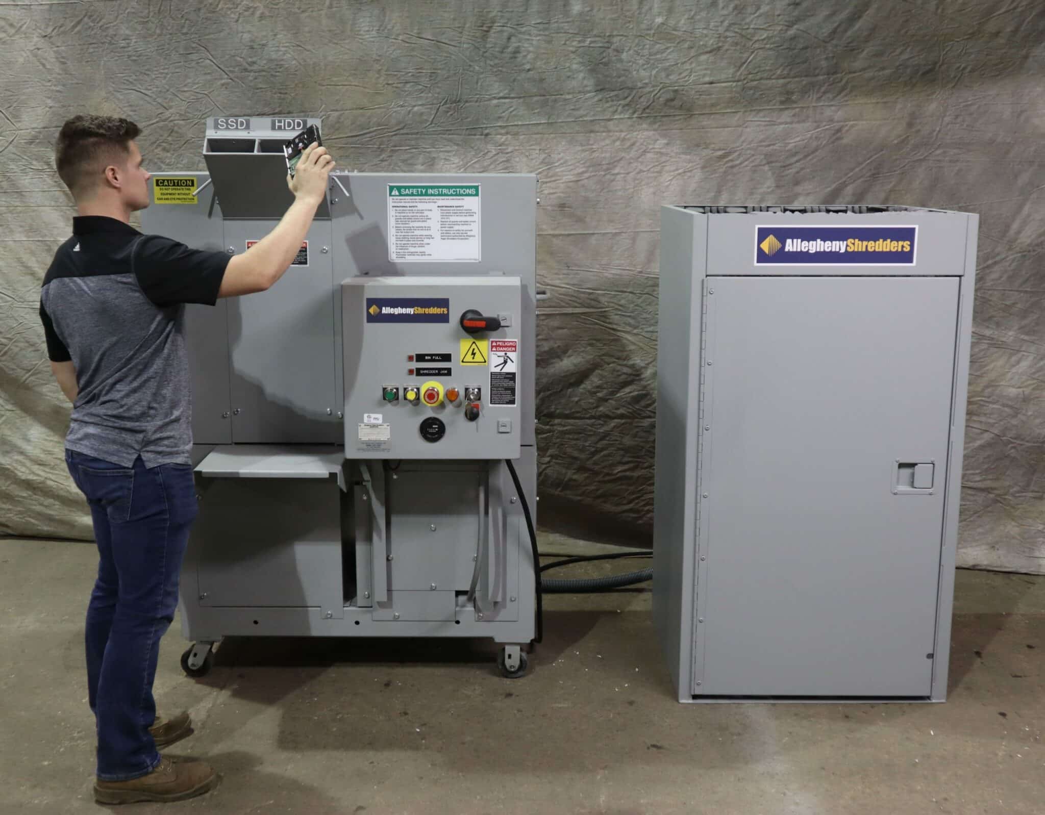 Hard Drive Shredder | Industrial Shredders | Allegheny Shredders