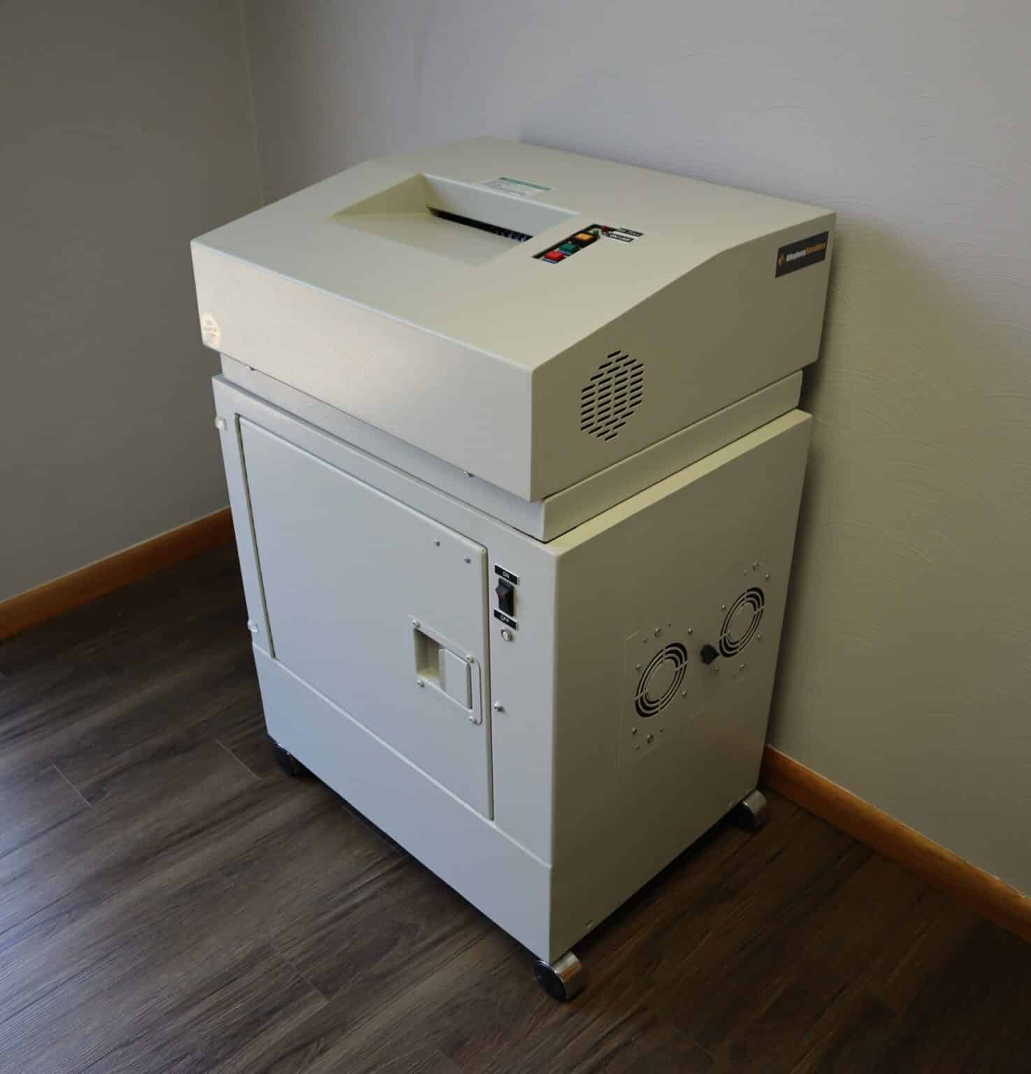 J Series Office Cross-Cut Industrial Shredder | Allegheny Shredders